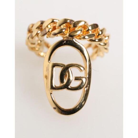 Dolce & Gabbana | Accessories | Dolce Gabbana Chain Ring Dg Charm Men ...